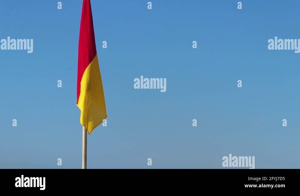Lifeguard flag pole Stock Videos & Footage - HD and 4K Video Clips - Alamy