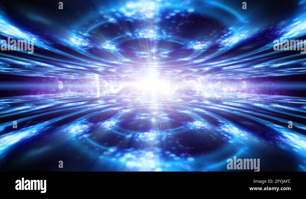 Abstract animation background shiny stars particles light rays waves ...