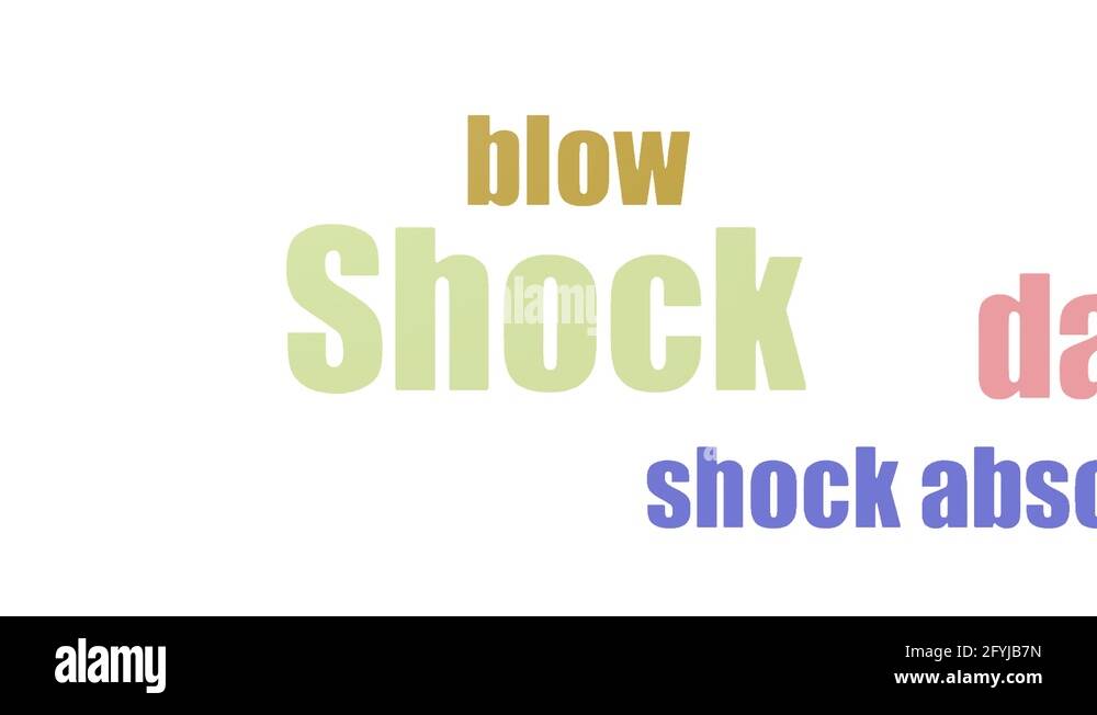 Shock Word Cloud Animated On White Background Stock Video Footage - Alamy