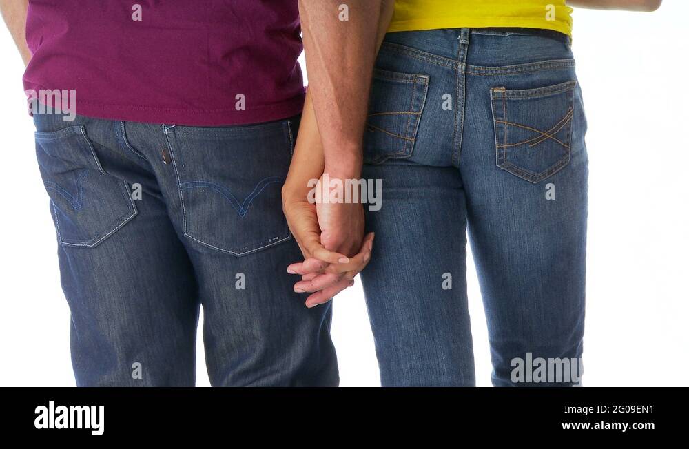 Back view couple holding hands Stock Videos & Footage - HD and 4K Video ...