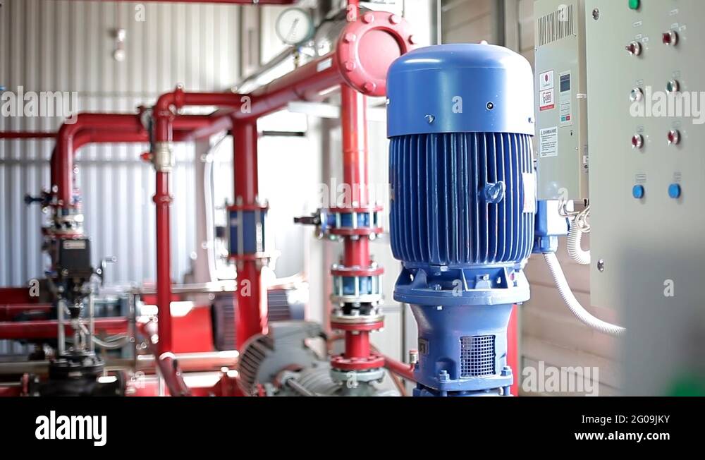 Central system for fire hydrant stations Stock Video Footage - Alamy