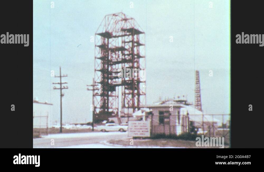 1960s: Cape Canaveral Launch Complex 34. Launch Control Center and ...