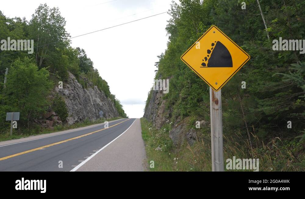 Road sign warning hazard ahead Stock Videos & Footage - HD and 4K Video ...