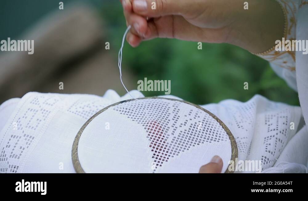 White embroidery pattern Stock Videos & Footage - HD and 4K Video Clips ...