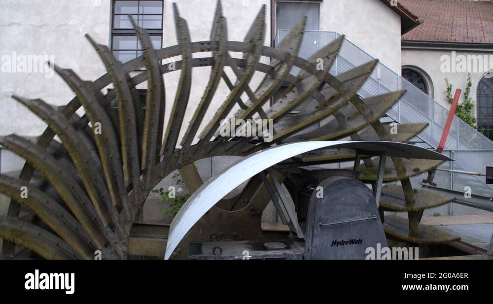 Waterwheel of watermill and hydro electric generator, sustainable ...