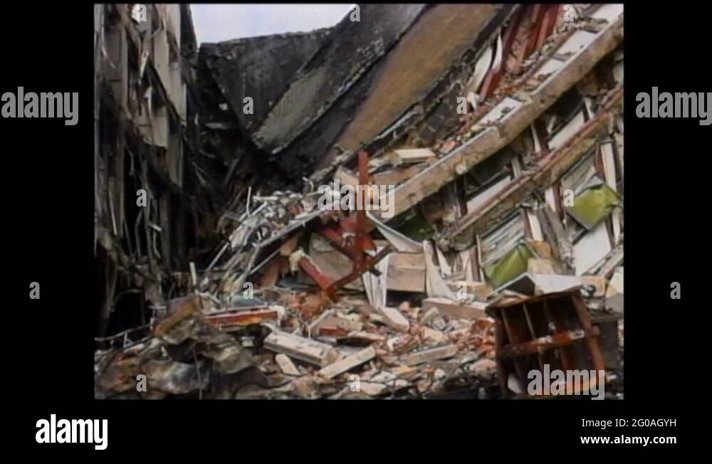 September 11 World Trade Center Attack Pentagon - Crash Damage Stock ...