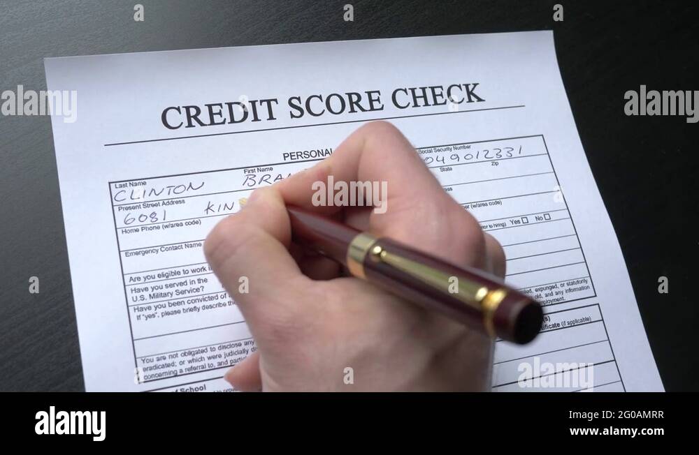 Credit score form hand Stock Videos & Footage - HD and 4K Video Clips ...