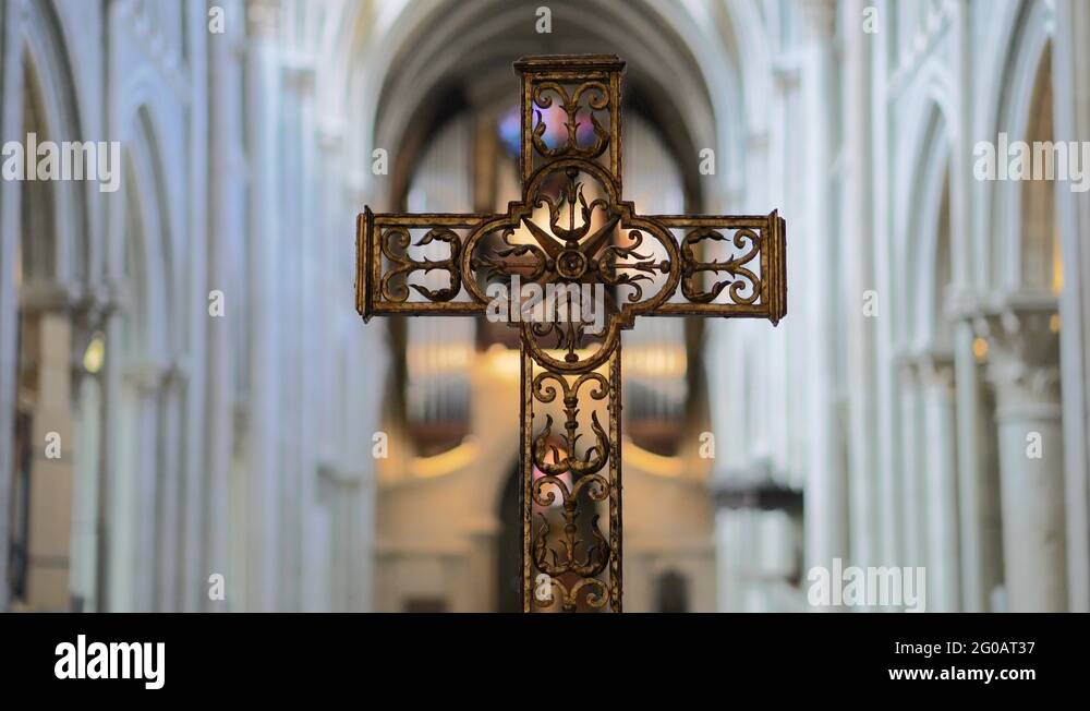 Jesus Christ Prayer - cross symbol Stock Video Footage - Alamy