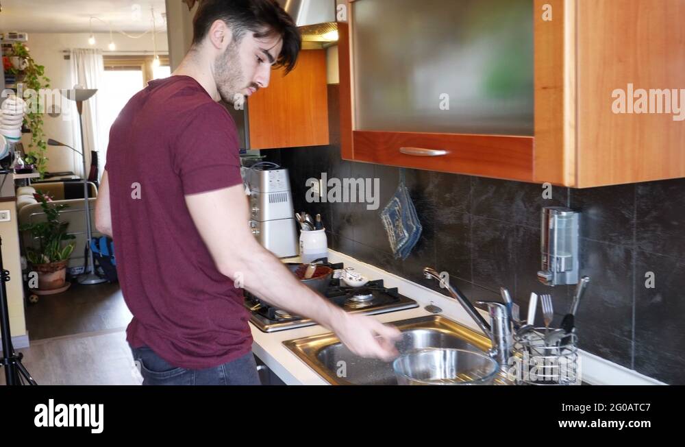 Cooking in the kitchen mess Stock Videos & Footage - HD and 4K Video ...