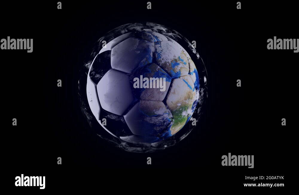 Planet Earth in the form of a ball in space, maps and textures provided ...