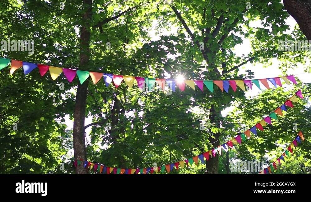 Hanging colorful flags Stock Videos & Footage - HD and 4K Video Clips ...