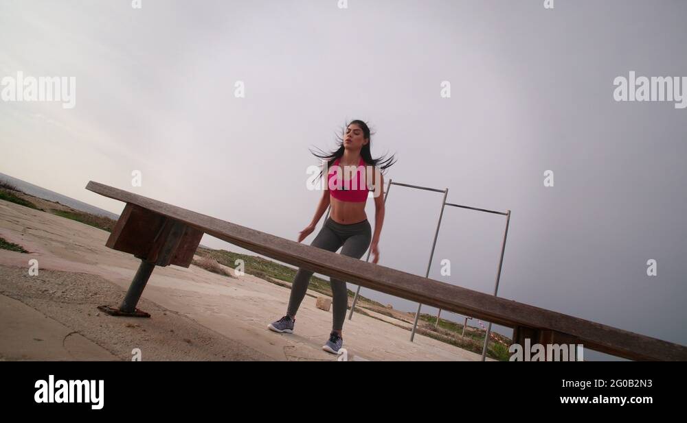 Woman athlete jumping Stock Videos & Footage - HD and 4K Video Clips ...