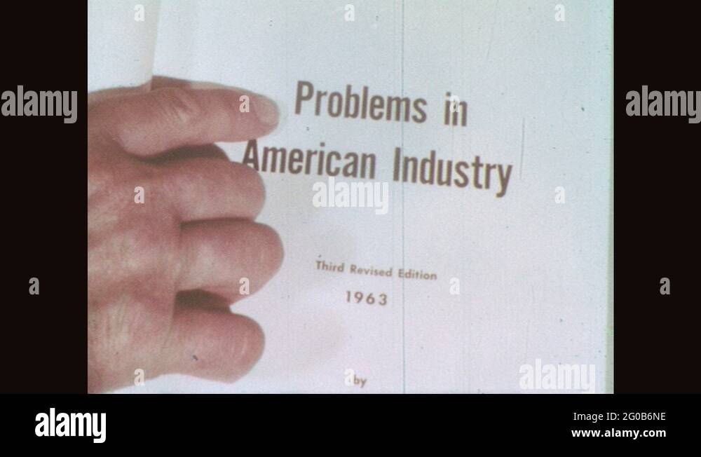 1950s: UNITED STATES: Problems in American Industry title in book ...