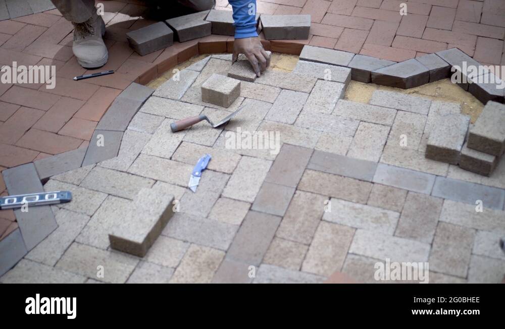 Circular brick pavement design Stock Videos & Footage - HD and 4K Video ...
