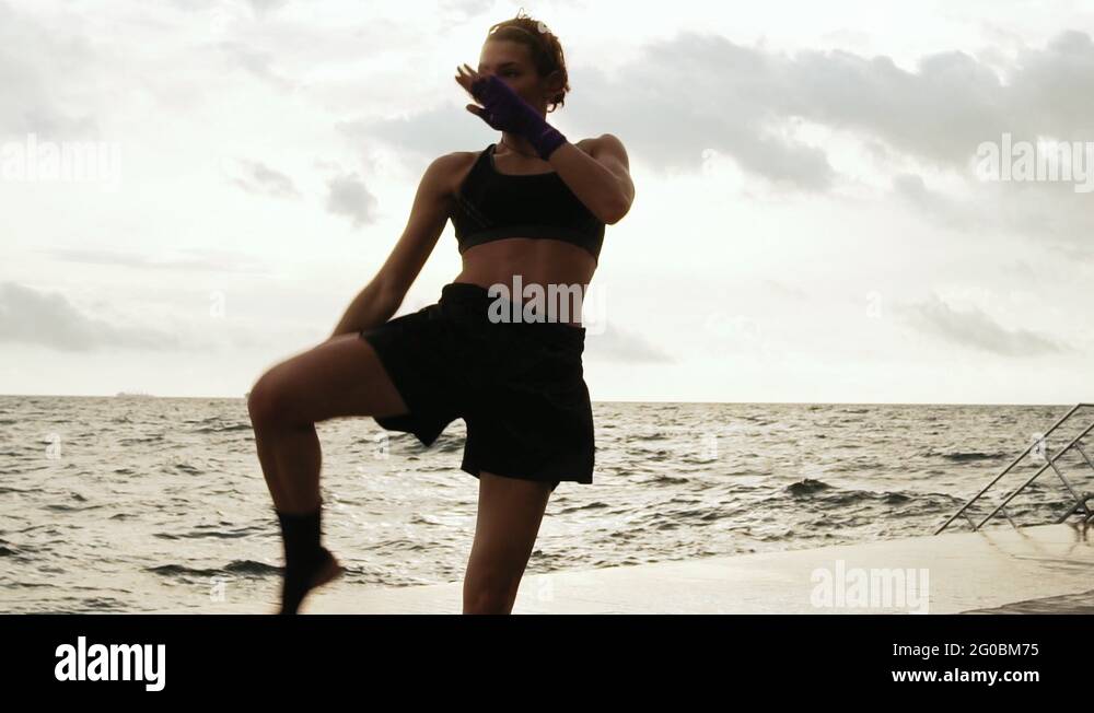 Karate kick woman Stock Videos & Footage - HD and 4K Video Clips - Alamy