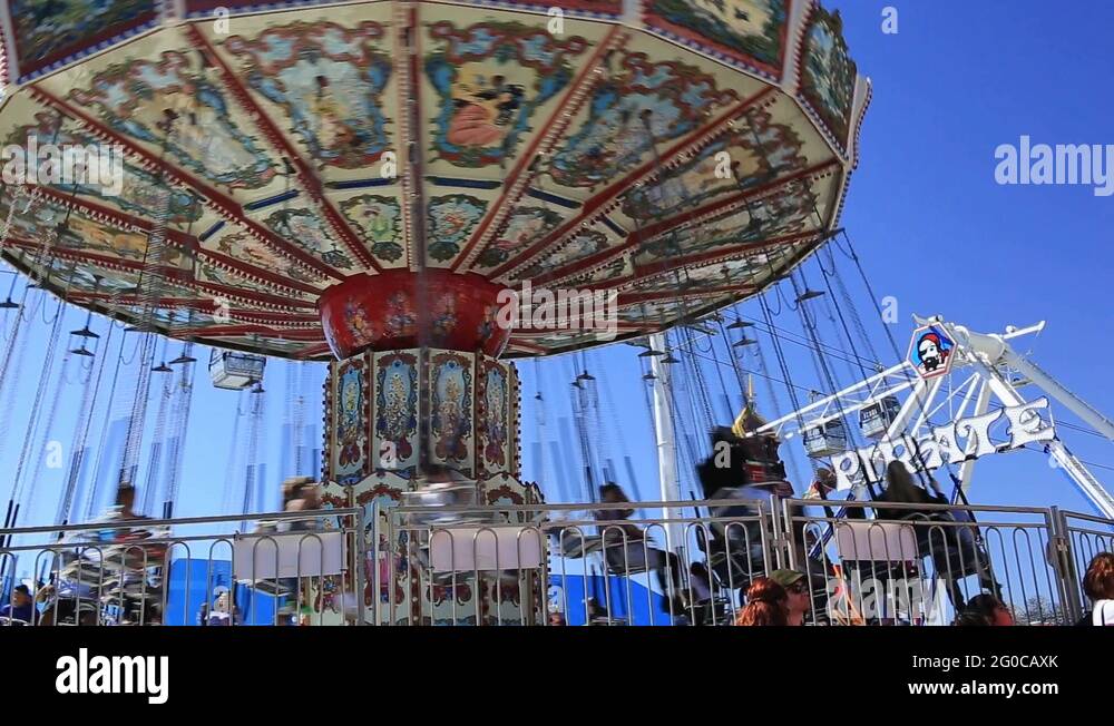 Old fashioned fun fair carousel Stock Videos & Footage - HD and 4K ...