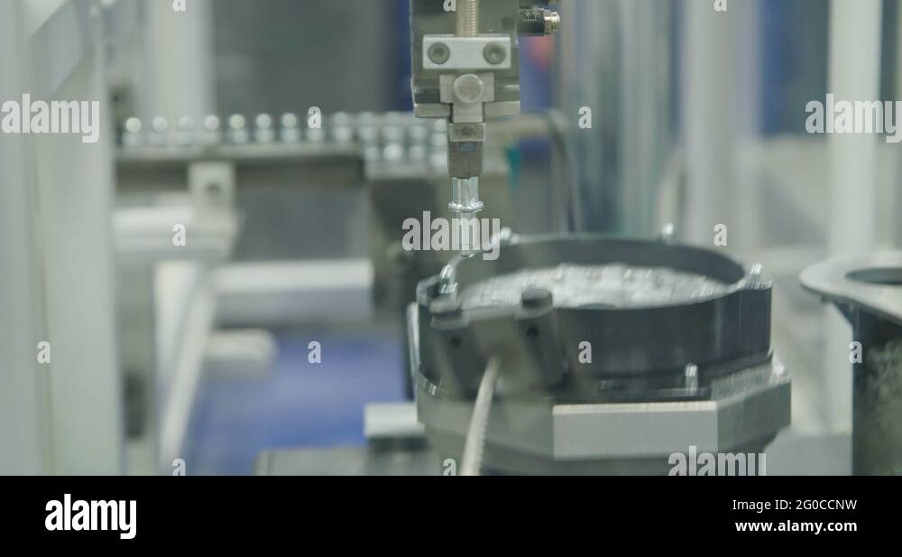 Assembly line of parts for the automotive industry Stock Video Footage ...