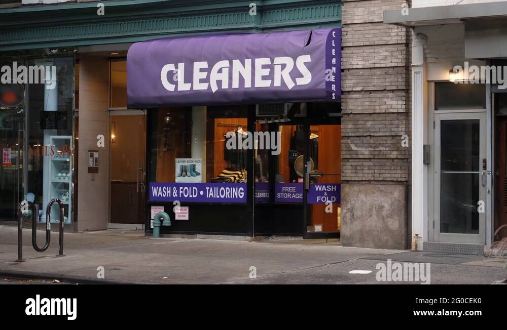 Dry cleaners storefront Stock Videos & Footage - HD and 4K Video Clips ...