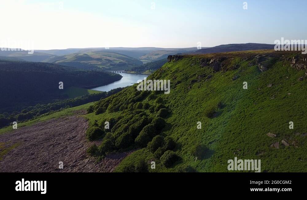 Ladybower reservoir peak district national park Stock Videos & Footage ...
