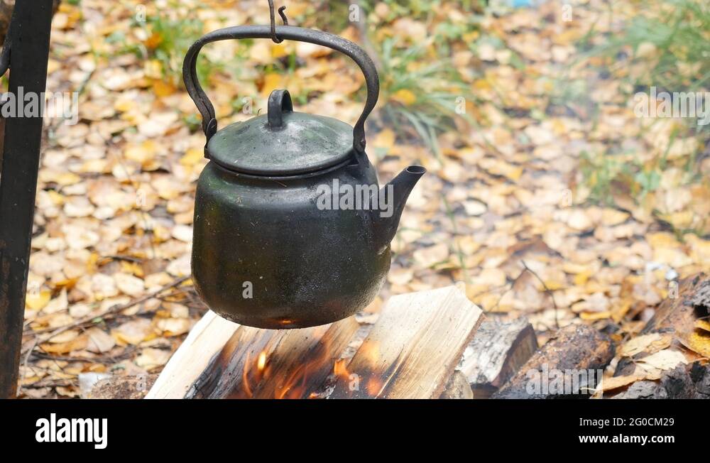 Camping kettle over fire Stock Videos & Footage - HD and 4K Video Clips ...