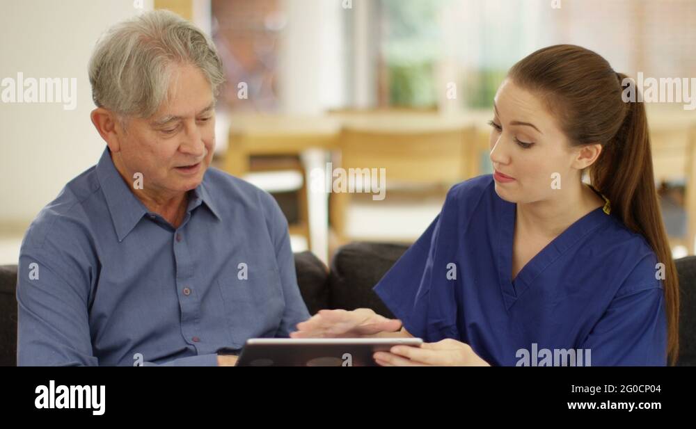 Elderly person, carer, home Stock Videos & Footage - HD and 4K Video ...