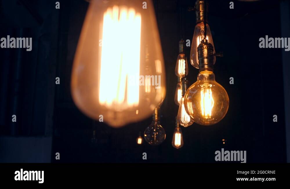 Concept old style light bulbs Stock Videos & Footage - HD and 4K Video ...