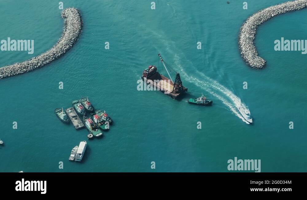 Elevated port view with boats Stock Videos & Footage - HD and 4K Video ...