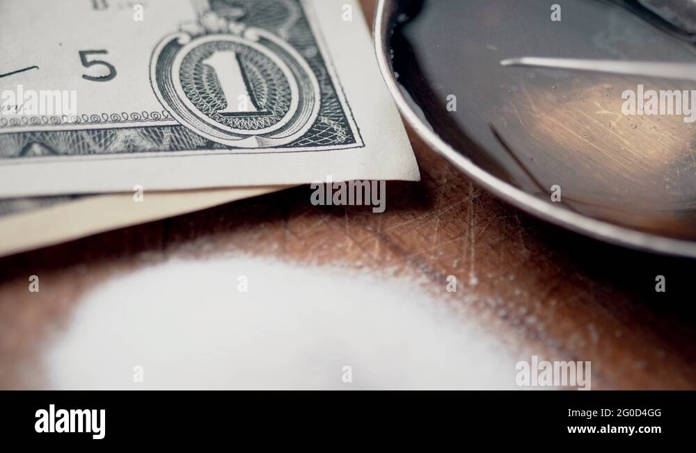 Drug syringe heroin on spoon Stock Videos & Footage - HD and 4K Video ...