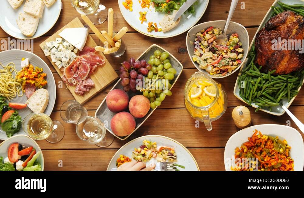 Overhead table food people Stock Videos & Footage - HD and 4K Video ...