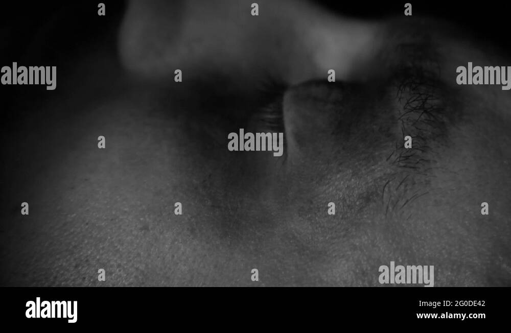 Horror Creepy Corpse Eye Open and Looks Around Stock Video Footage - Alamy