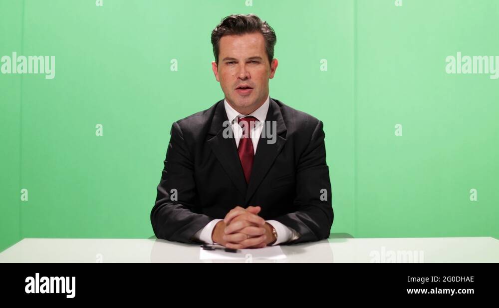 Green screen tv presenter Stock Videos & Footage - HD and 4K Video ...