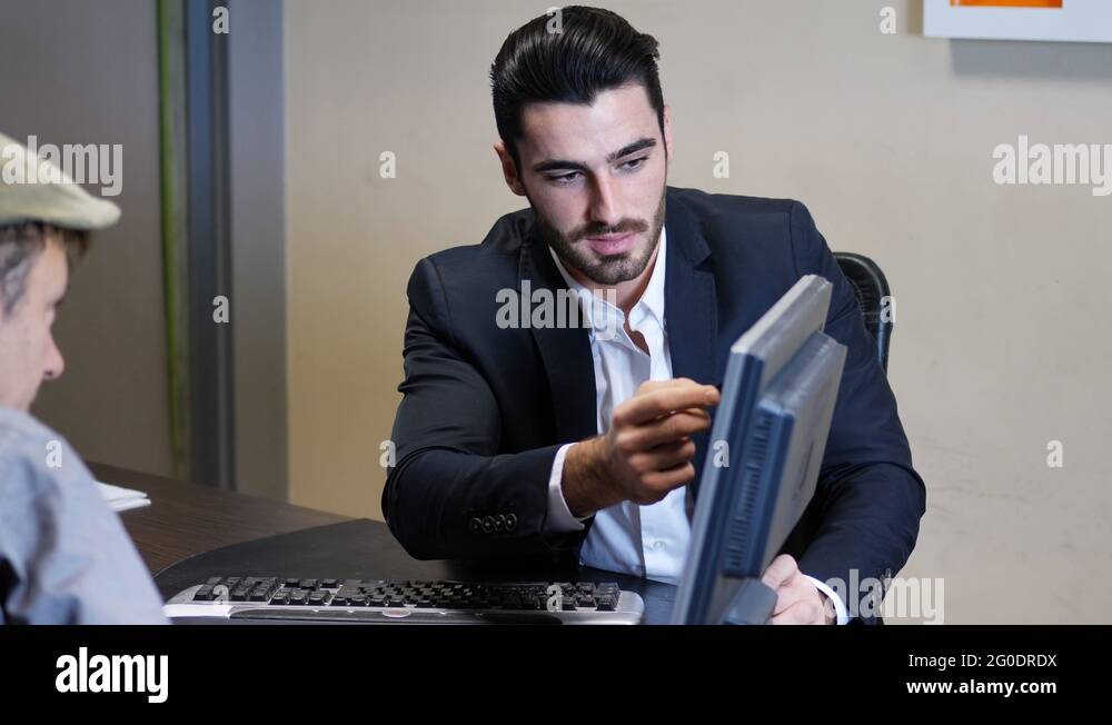 Pointing at monitor Stock Videos & Footage - HD and 4K Video Clips - Alamy