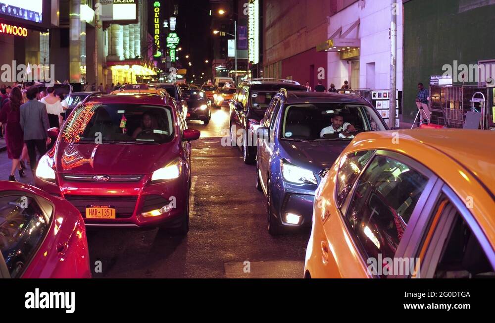 Side street in times square Stock Videos & Footage - HD and 4K Video ...