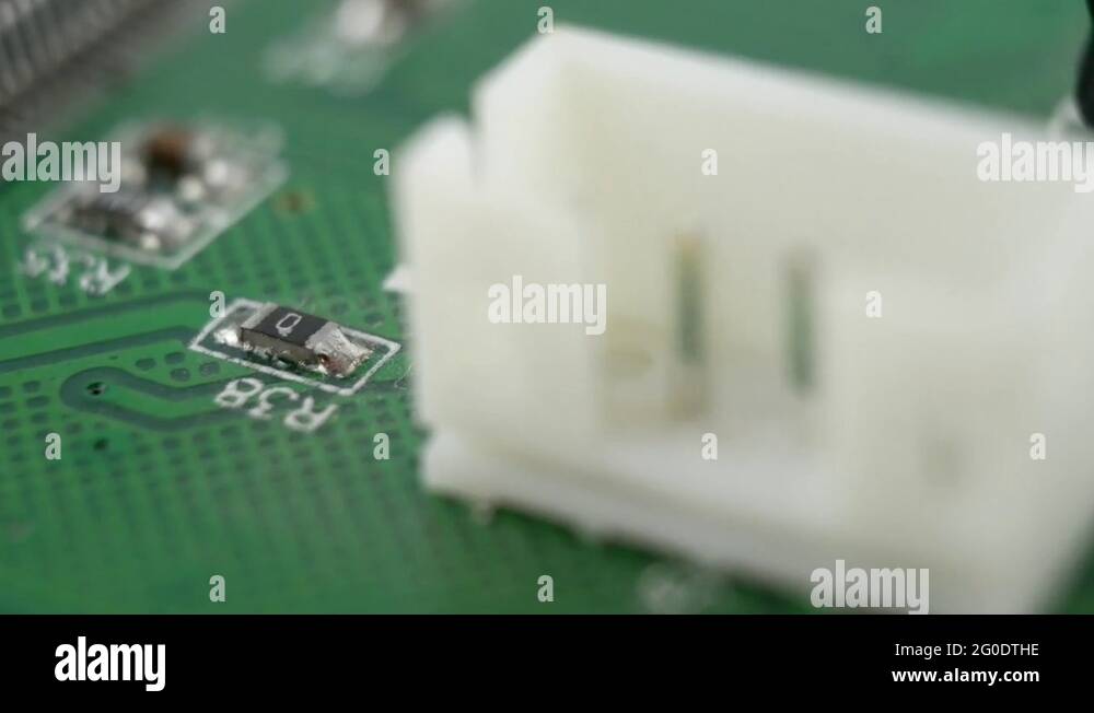 Printed circuit board electrical components Stock Videos & Footage - HD ...