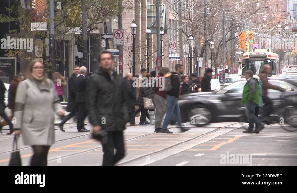 Transit bike pedestrian streetcar priority on King street in downtown ...