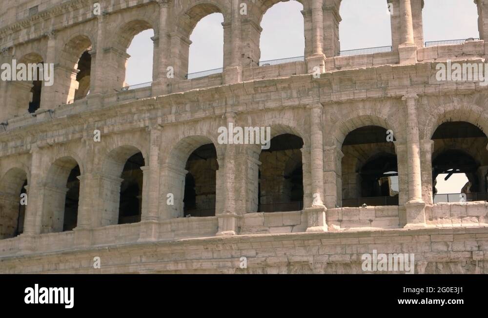 Arches of Colosseum Stock Video Footage - Alamy