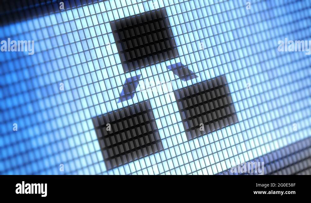 Hierarchy icon on the Screen. 4K Resolution. Encoder Prores 4444. Looping Stock Video Footage ...