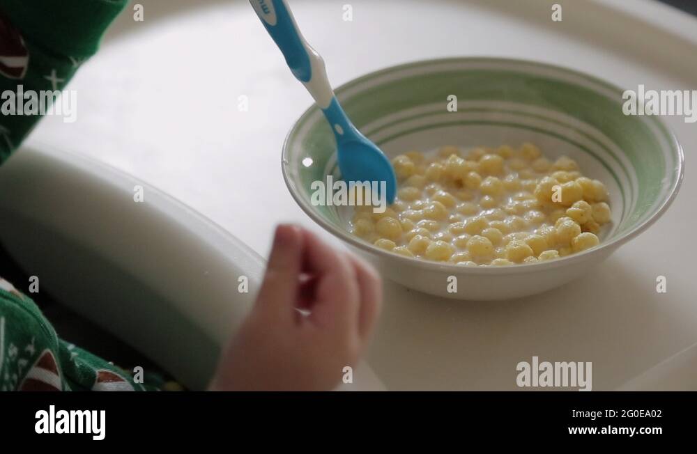 Child eating breakfast cereal Stock Videos & Footage - HD and 4K Video ...