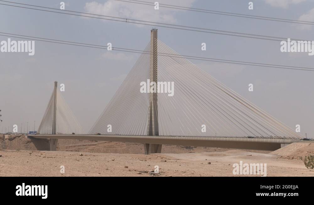 Wadi Leban Bridge in Riyadh KSA 004 Stock Video Footage - Alamy
