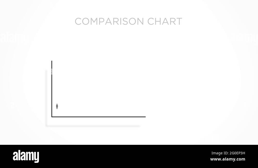 Large Grown Woman Animated Blank Generic Graph for Infographics Stock ...