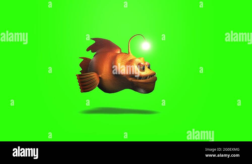 Anglerfish cartoon character Stock Videos & Footage - HD and 4K Video ...