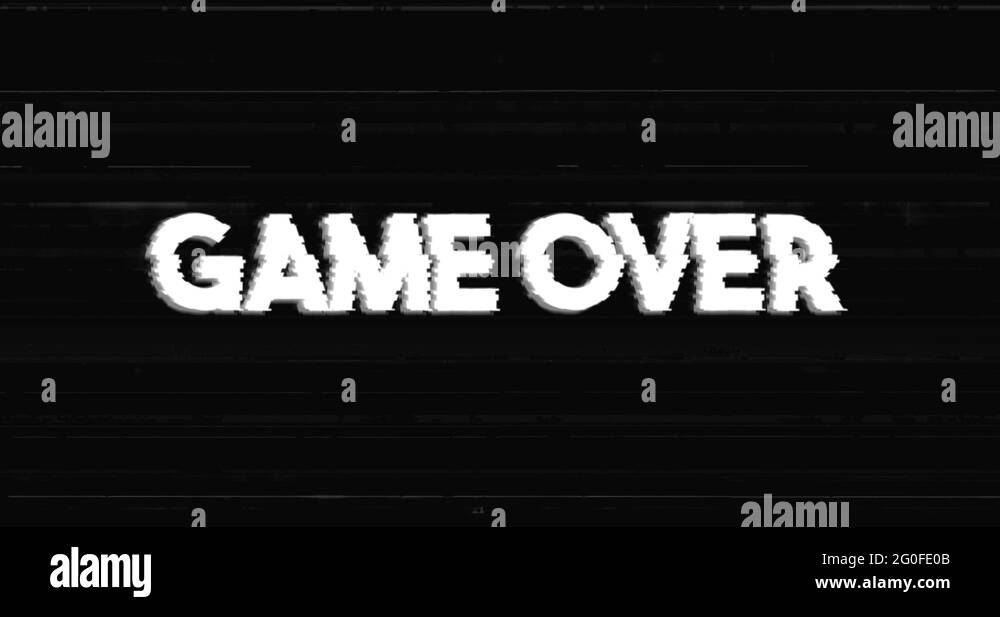 Game over banner Stock Videos & Footage - HD and 4K Video Clips - Alamy
