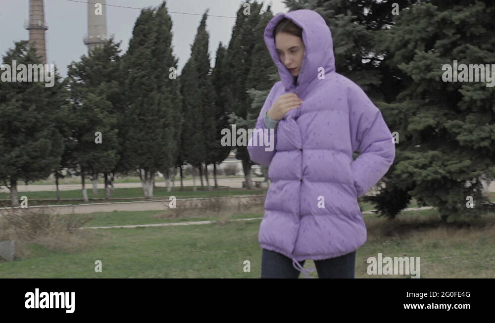 Young girl cold Stock Videos & Footage - HD and 4K Video Clips - Alamy