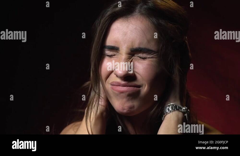 Woman scream hair Stock Videos & Footage - HD and 4K Video Clips - Alamy