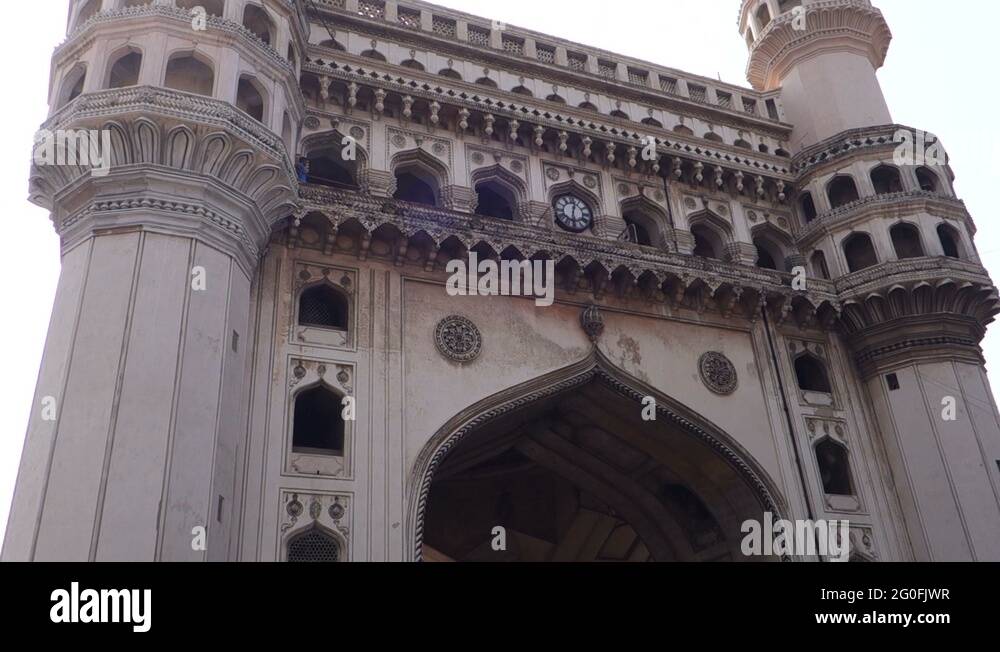 400 year old Charminar Monument in India Stock Video Footage - Alamy