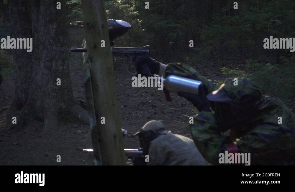 Paintball player shooting splash Stock Videos & Footage - HD and 4K ...