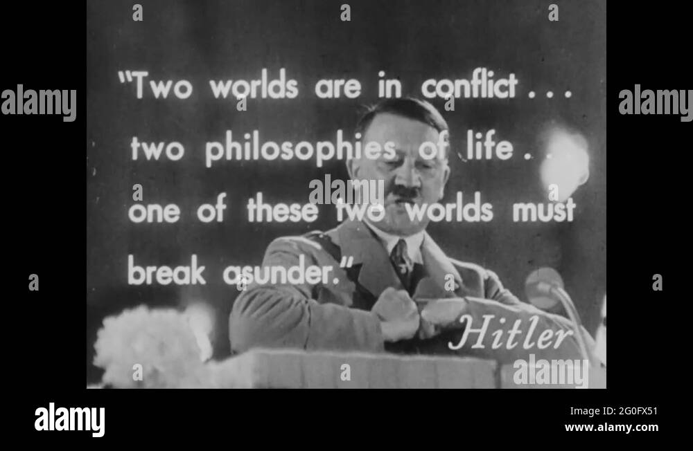 Hitler speech 1941 Stock Videos & Footage - HD and 4K Video Clips - Alamy
