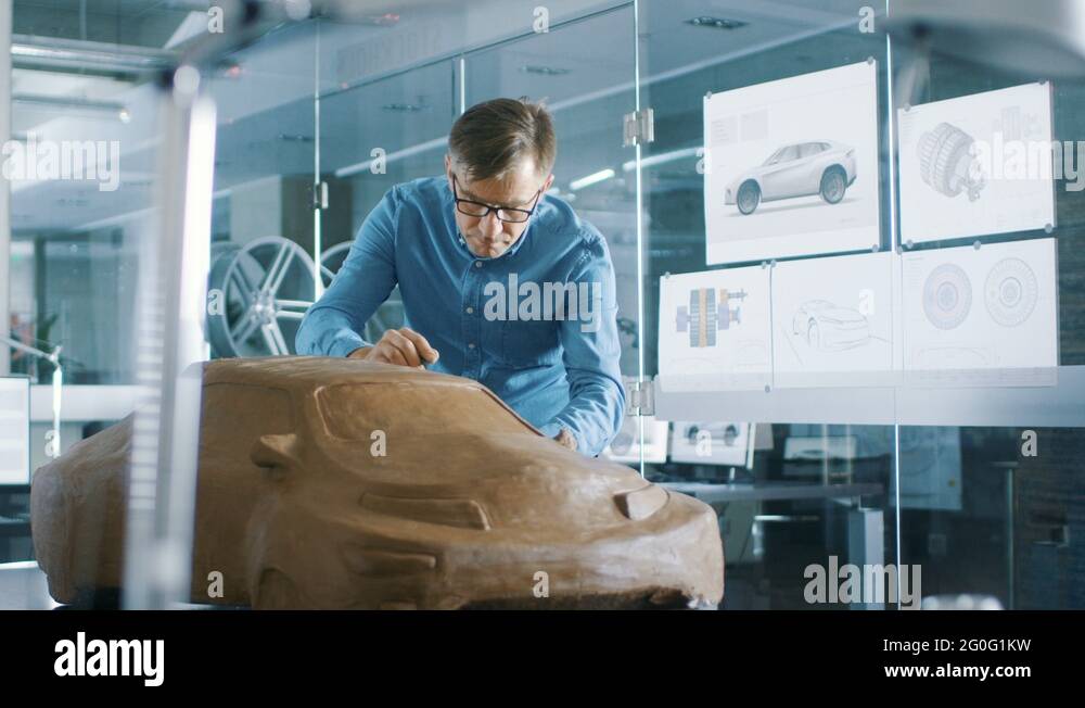 Prototype car model plasticine clay Stock Videos & Footage - HD and 4K ...