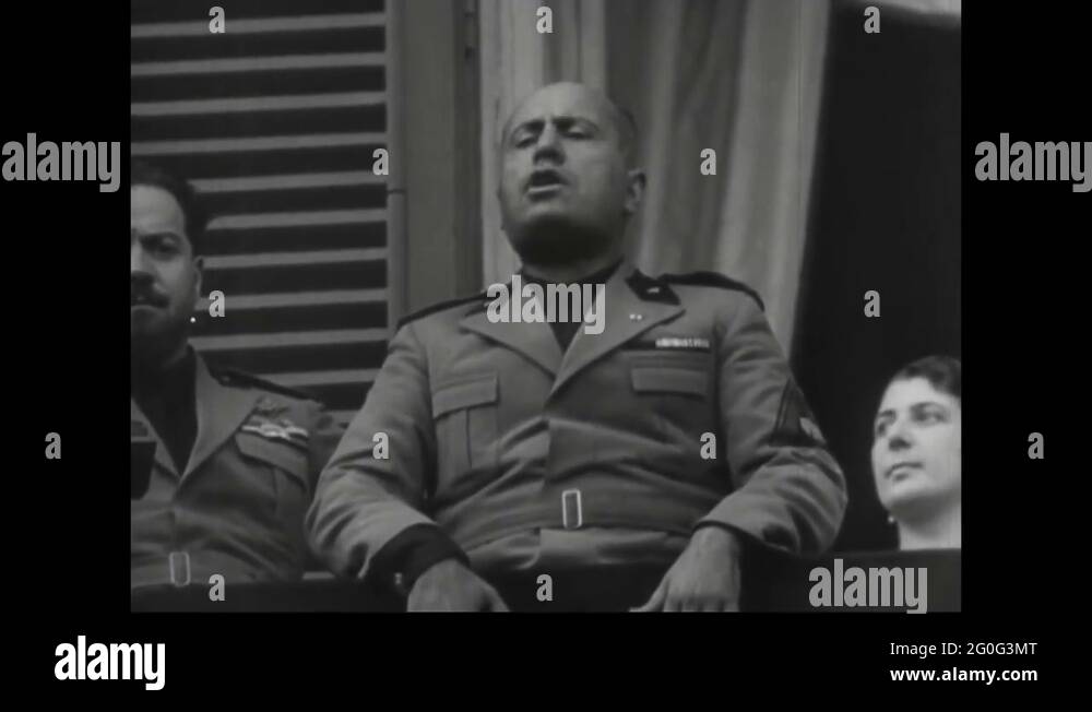 Benito mussolini rally speech Stock Videos & Footage - HD and 4K Video ...