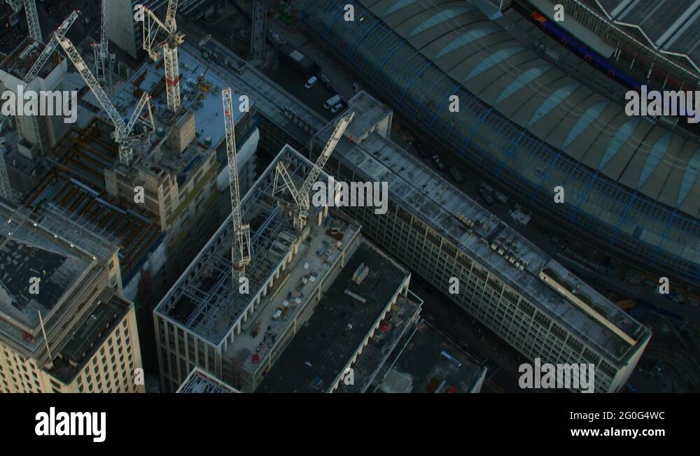 An aerial view of waterloo railway station Stock Videos & Footage - HD ...